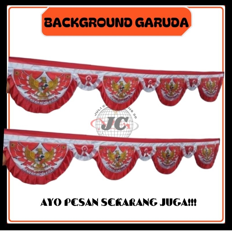 Jual Bendera merah putih background garuda, background garuda | Shopee ...