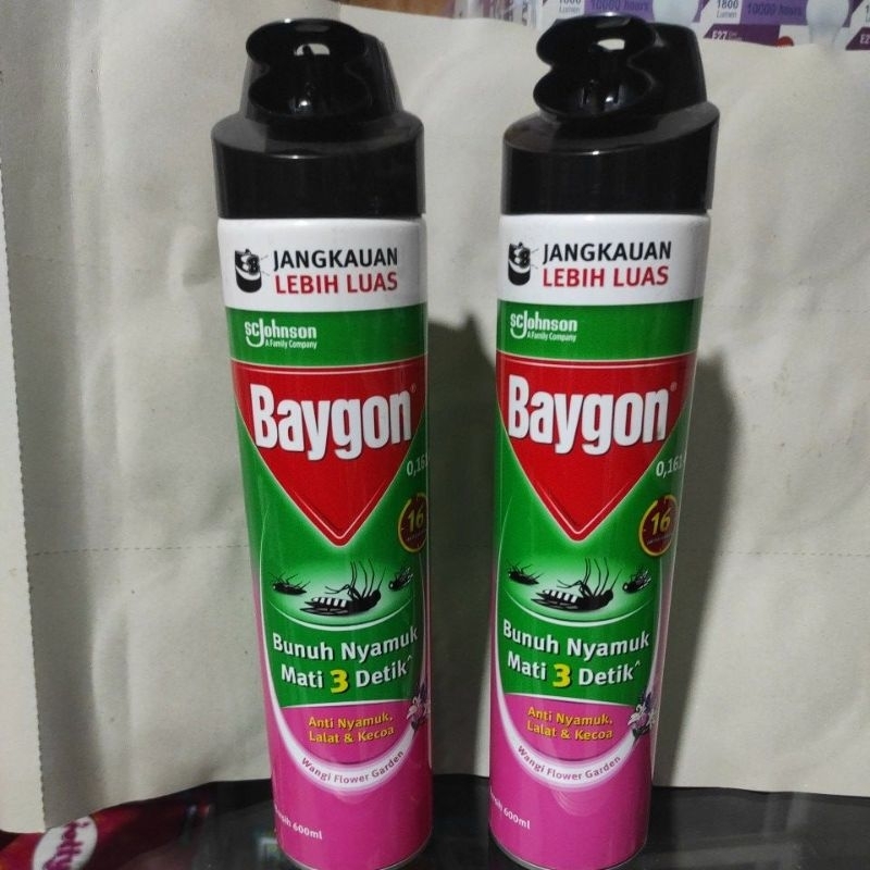 Jual baygon semprot/aerosol anti nyamuk 600ml | Shopee Indonesia