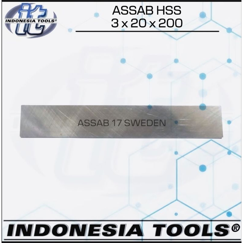 Jual Assab hss pahat bubut hss 3x20x200 rectangular flat khusus untuk ...