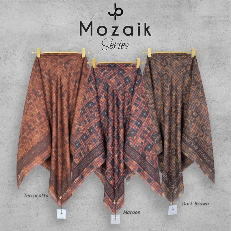 Jual Promo Hijab mozaik series by JP free box | Shopee Indonesia