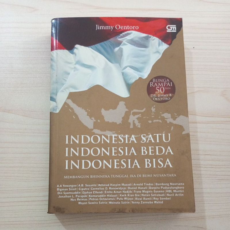Jual BUKU INDONESIA SATU INDONESIA BEDA INDONESIA BISA JIMMY OENTORO ...