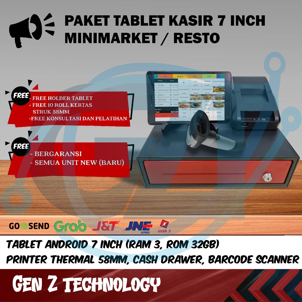Jual paket alat kasir tablet android | Shopee Indonesia