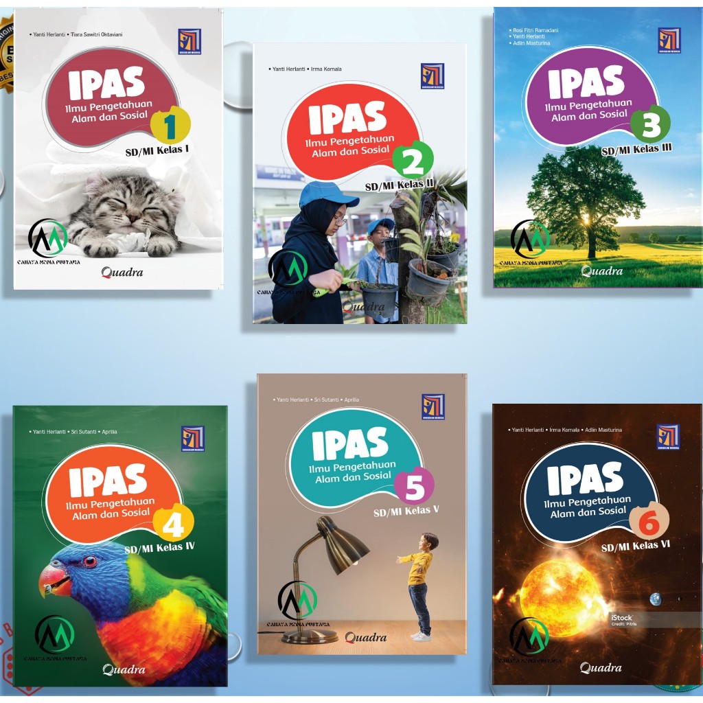 Jual [Penerbit QUADRA ] IPAS Kelas 1,2,3,4,5,6, Kurikulum merdeka ...