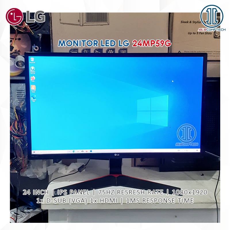 Jual Monitor LED LG 24MP59G 24 inch IPS 75hz Monitor Gaming | Shopee ...