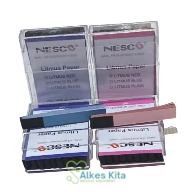 Jual Kertas Lakmus Biru Merah Nesco // Litmus Paper (Ecer) | Shopee ...
