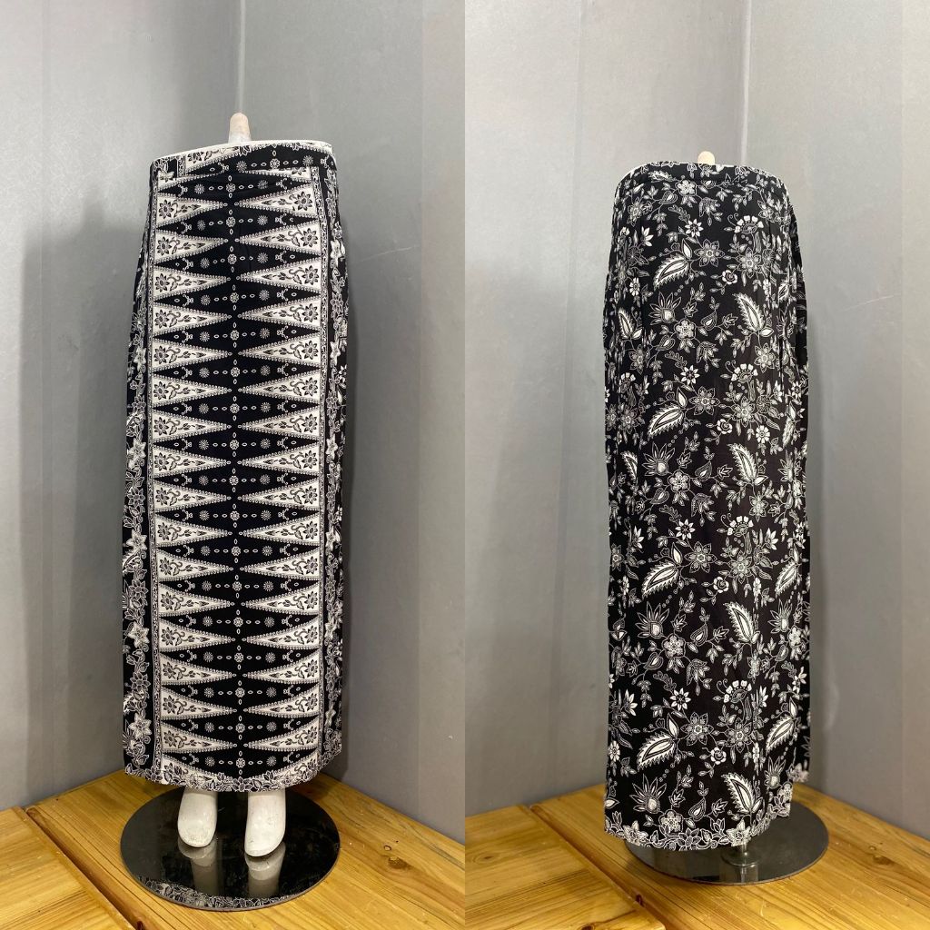 Jual Rok Tumpal Betawi Hitam Putih / Rok Tumpal Hitam / Rok Putih / Rok ...
