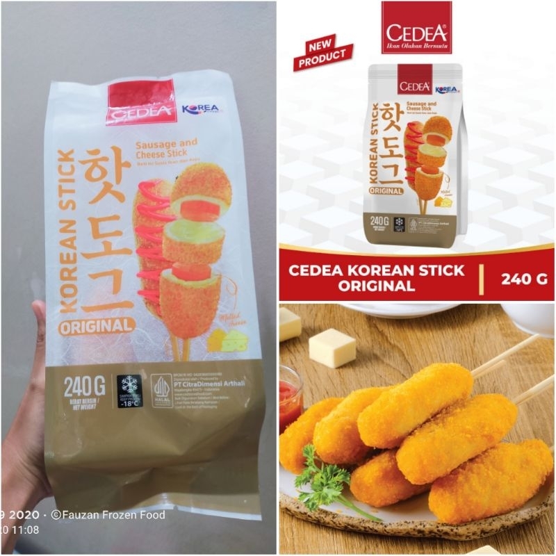 Jual Cedea Korean Stick Original Sausage and Cheese 240gram | Shopee ...