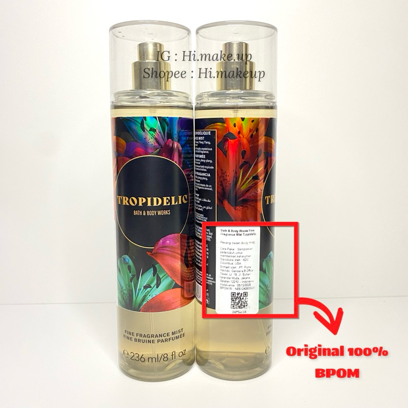 Jual Bath & Works Tropidelic body mist Fragrance Mist | Shopee Indonesia