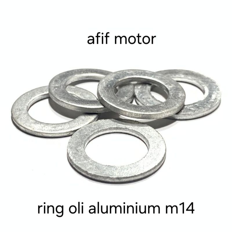 Jual Ring tap oli aluminium m14 atau baut 19 an oversize | Shopee Indonesia