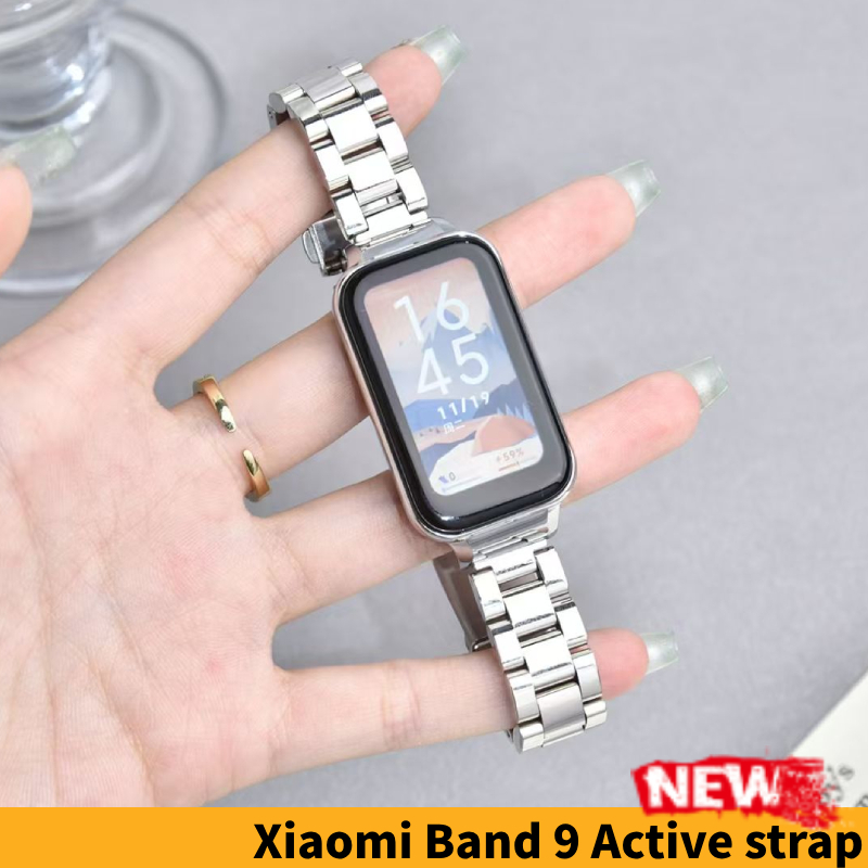 Jual NEW logam Xiaomi Smart Band 9 Active strap Xiaomi Band 9 Active tali XM Band 9 Active TALI ...