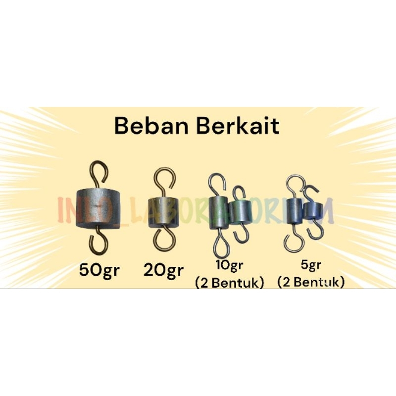 Jual Beban Berkait dengan Penggantung Beban Percobaan Fisika Berbagai Ukuran | Shopee Indonesia