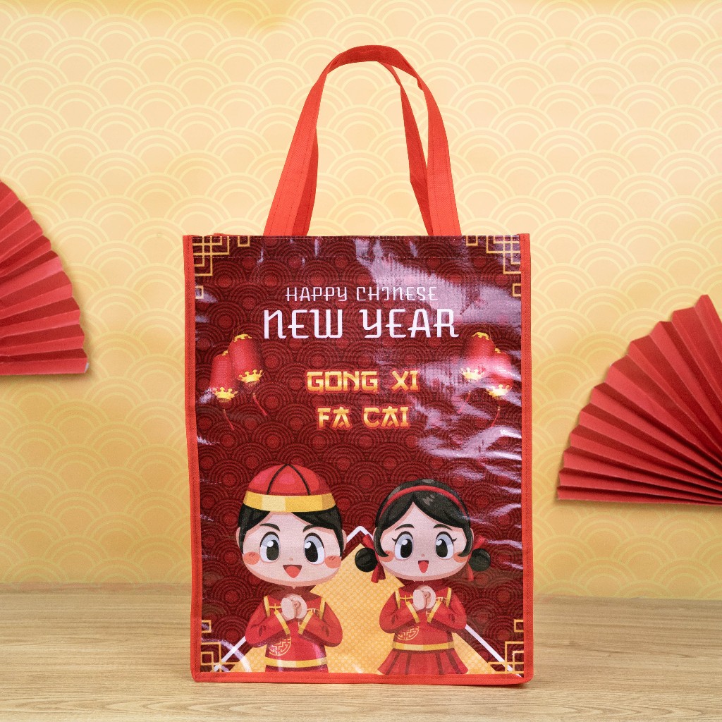 Jual Tas READY STOCK IMLEK UKURAN BESAR / Bingkisan Imlek BISA BELI ...