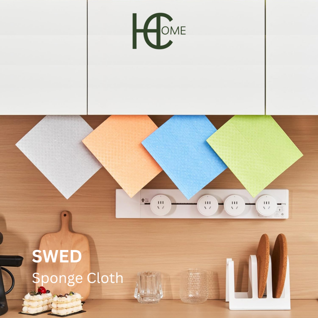 Jual Hecca SWED Sponge Cloth 3 pcs Kain Lap Dapur Anti Bakteri Daya ...