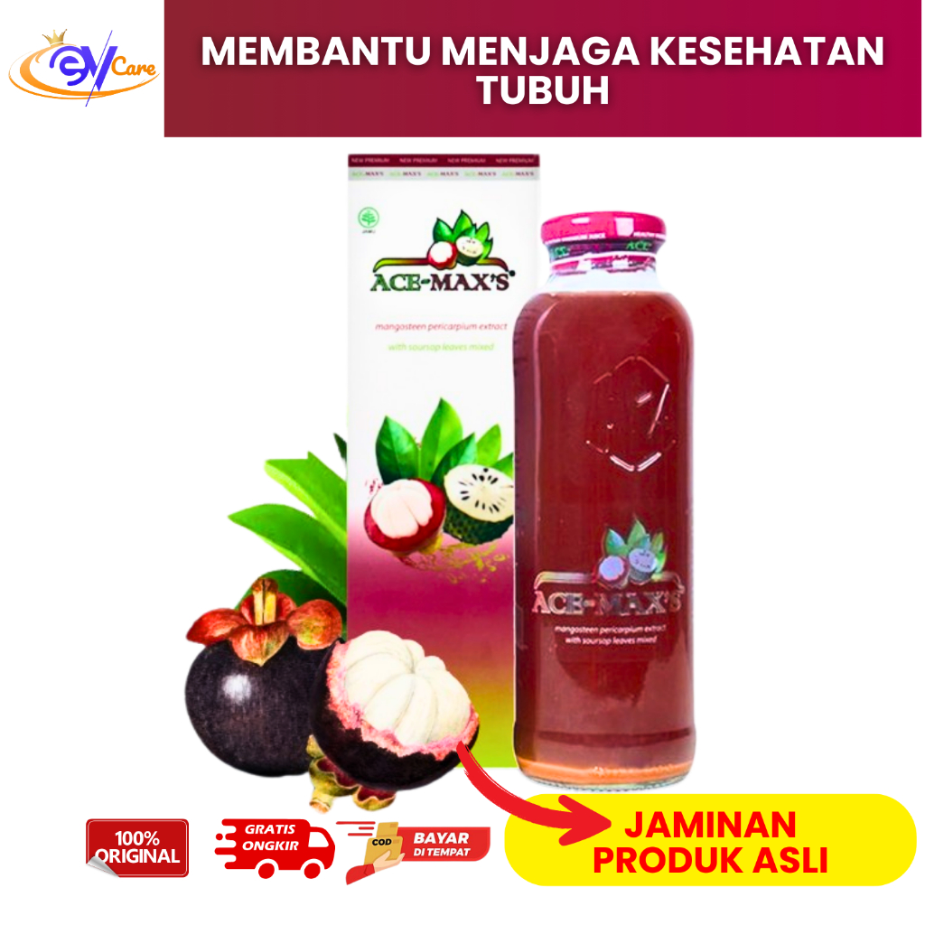Jual ACE MAX'S Ekstrak Kulit Manggis dan Daun Sirsak 350 ML | Shopee Indonesia