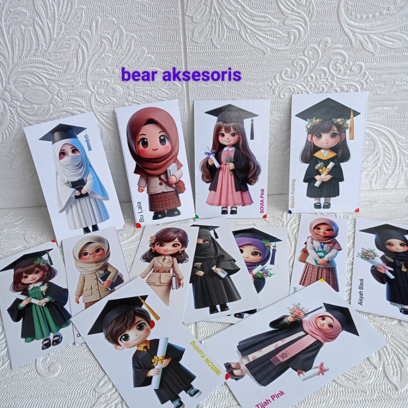 Jual topper wisuda tinggi 15cm pelengkap buket | Shopee Indonesia