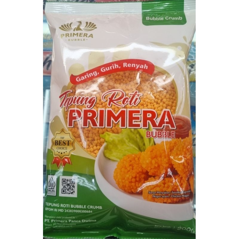 Jual Tepung Roti Primera Bubble Crumb | Tepung roti bulat | Tepung ...