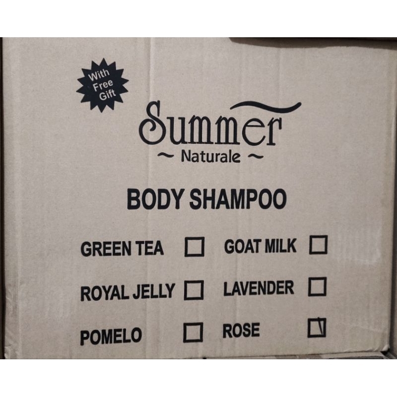 Jual Summer Body Shampoo (1 Dus x 6 x 2000Ml + Free Summer Goat Milk 6 ...