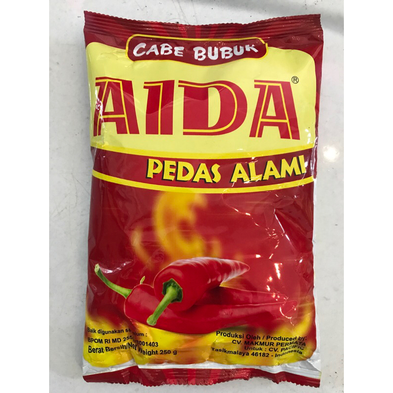 Jual CABE BUBUK AIDA PEDAS ALAMI 250g | Shopee Indonesia
