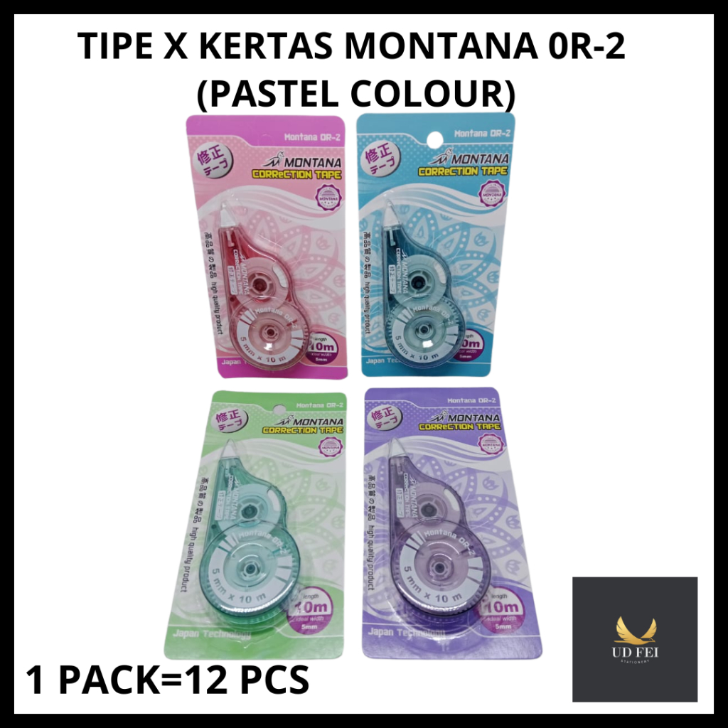 Jual (1 PACK=12 PCS) Tipe X MONTANA or2/ Stipo Kertas Montana/ TIPE X ...