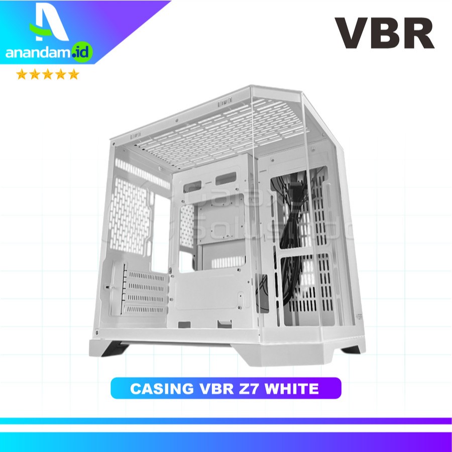 Jual VBR Z7 Dual Chamber Tempered Glass Micro ATX Gaming Case - Z-7 ...