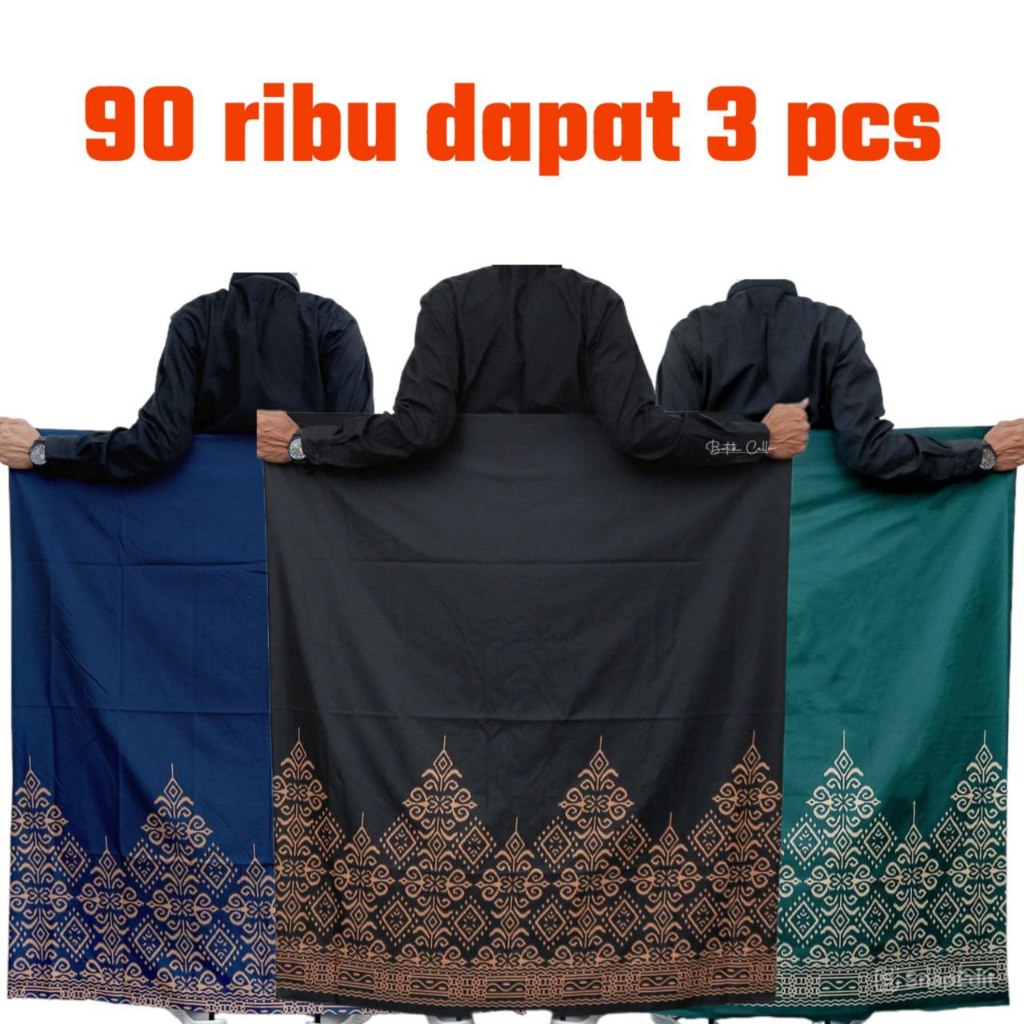 Jual SARUNG BATIK PAGAR ALAM BALIMON GUS IQDAM 90 RIBU DAPAT 3PCS ...
