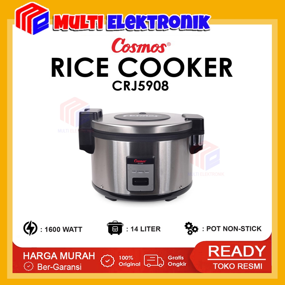 Jual Cosmos Rice Cooker Jumbo CRJ 5908 Kapasitas 14 Liter | Shopee ...