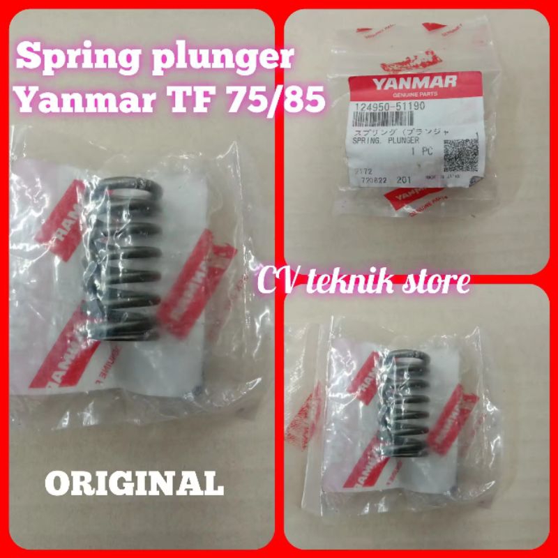 Jual Spring plunger Yanmar TF 75 / TF 85 ORIGINAL | Shopee Indonesia