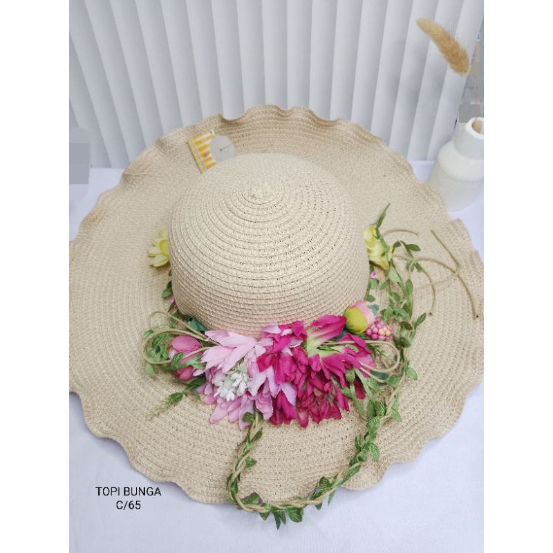 Jual Topi wanita bunga | Shopee Indonesia