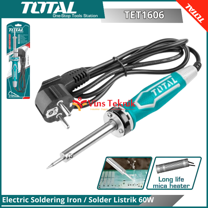 Jual Electric Soldering Iron Solder Listrik 60W TOTAL TET1606 | Shopee ...