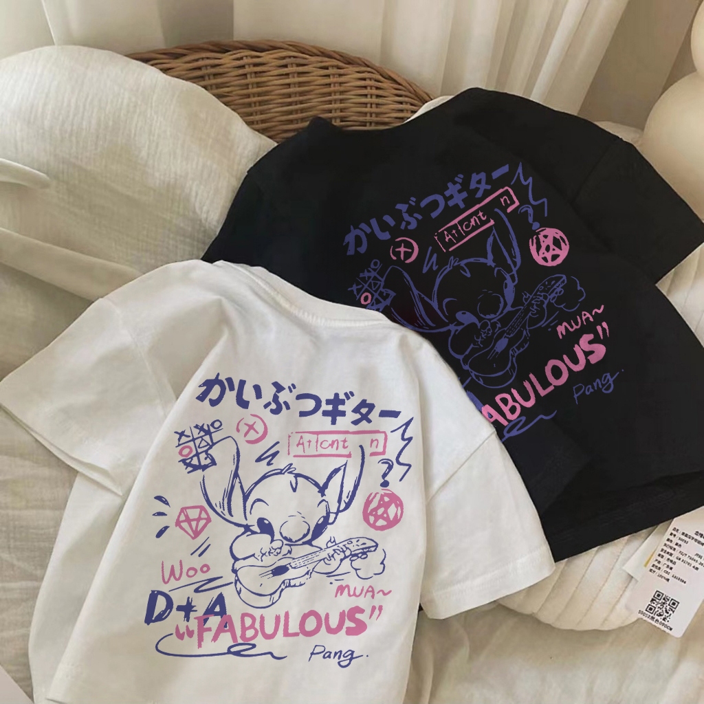 Jual Dailyway Baju Kaos Atasan Anak Perempuan Putih T-shirt Terbaru Import 2-12 Tahun/Baju Kaos ...