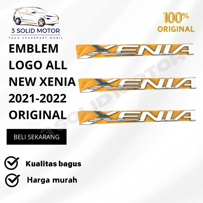 Jual EMBLEM LOGO ALL NEW XENIA 2021-2022 ORIGINAL | Shopee Indonesia
