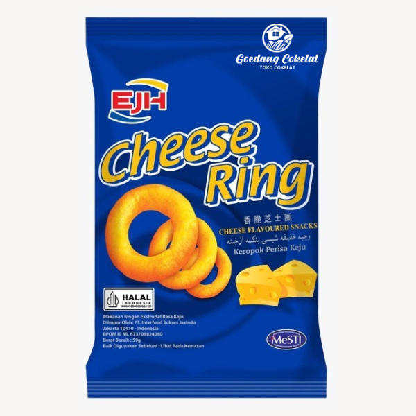 Jual EJH CHEESE RING Snack Ciki Cheese Ring Keju 50g | Shopee Indonesia