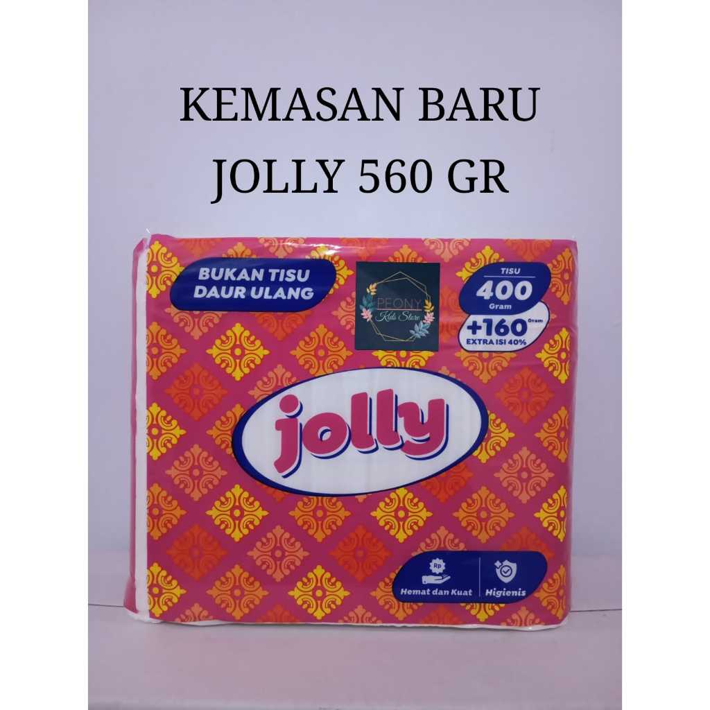 Jual 1 PCS Facial Tissue Jolly pink 560gr 2ply/Tisu setengah kiloan ...