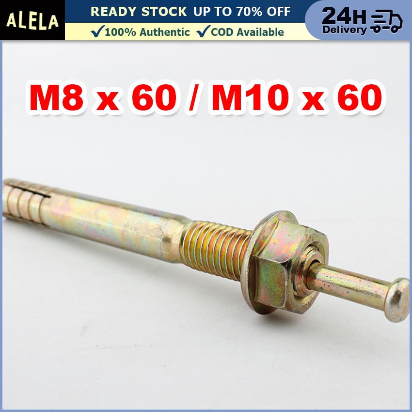 Jual isi 5 Set Hit Anchor M8x70 M10x60 Dynabolt Ketok Angkur Paku ...