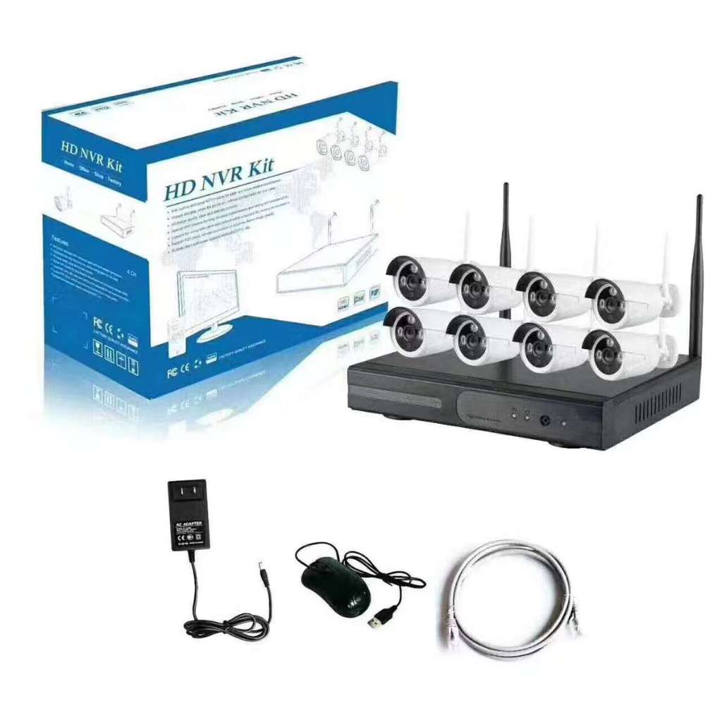 Jual Paket IP Camera CCTV Tanpa Kabel 8 Channel 3MP NVR KIT 4CH & 8CH ...