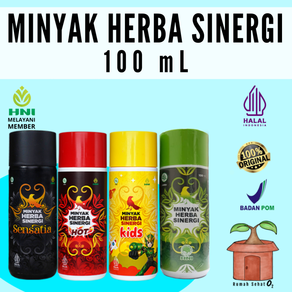 Jual Minyak Herba Sinergi Luka Jatuh Bakar Infeksi HNI HPAI But-but ...