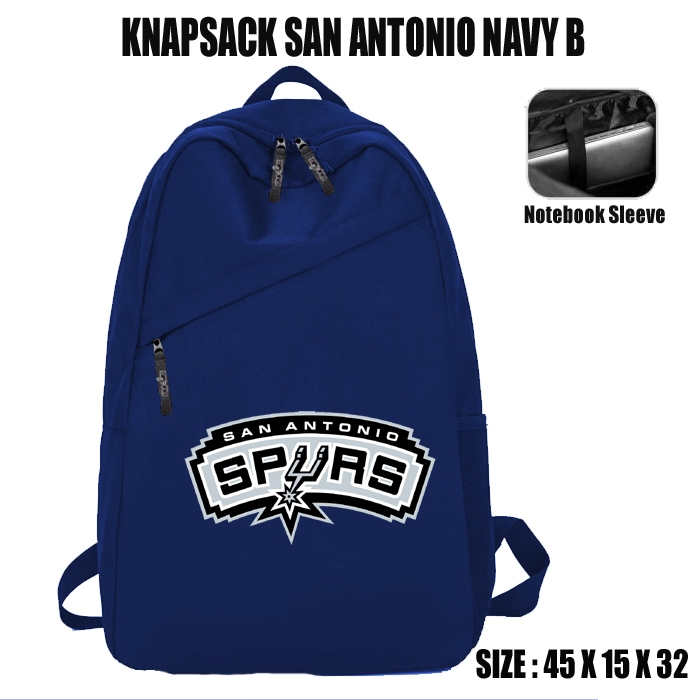 Jual TAS RANSEL SAN ANTONIO SPURS - BACKPACK SPURS - TAS BASKET SAN ...