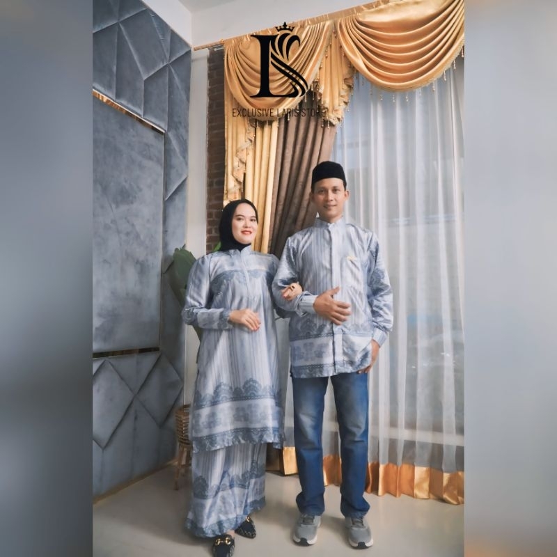 Jual (3in1) REVANA Set Rok Couple Armany Silk ||Busui Friendly || Bahan ...