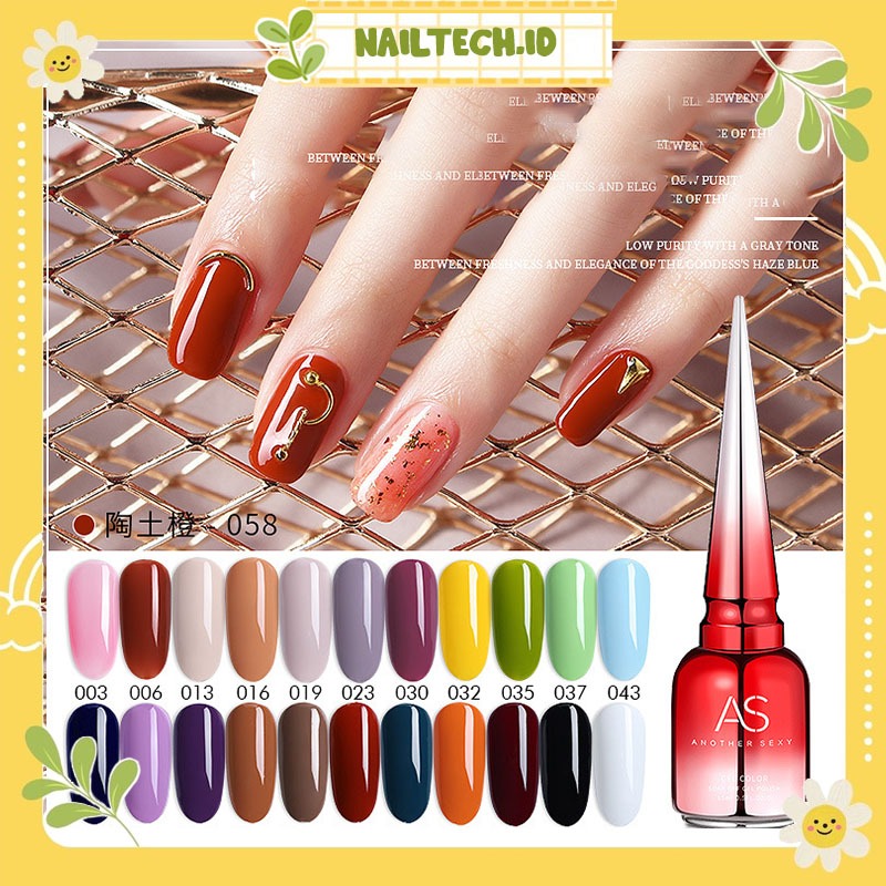 Jual [51-96] AS Gel Polish 96 Colors Series Warna / Another Sexy Kutek ...