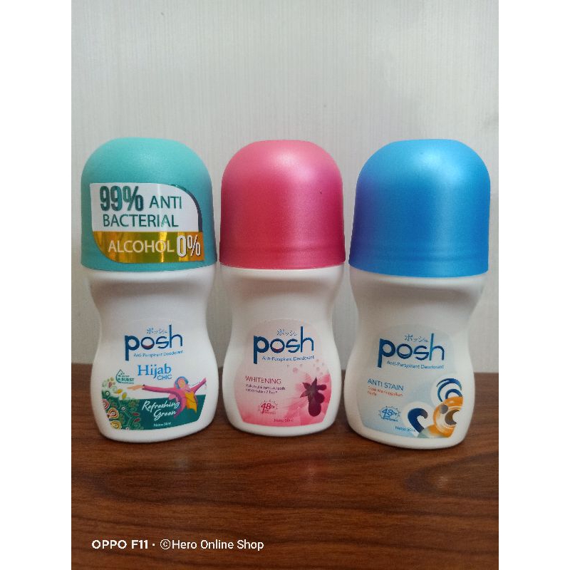 Jual Posh Deodorant Roll On 50ml | Shopee Indonesia