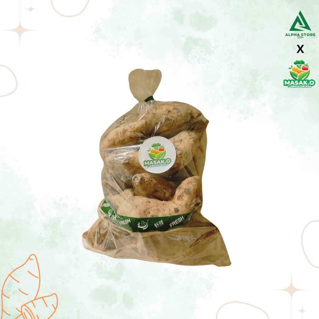 Jual Ubi Putih Mentah berat 1 kg / 2 kg - Alphastore x Masak.O | Shopee ...