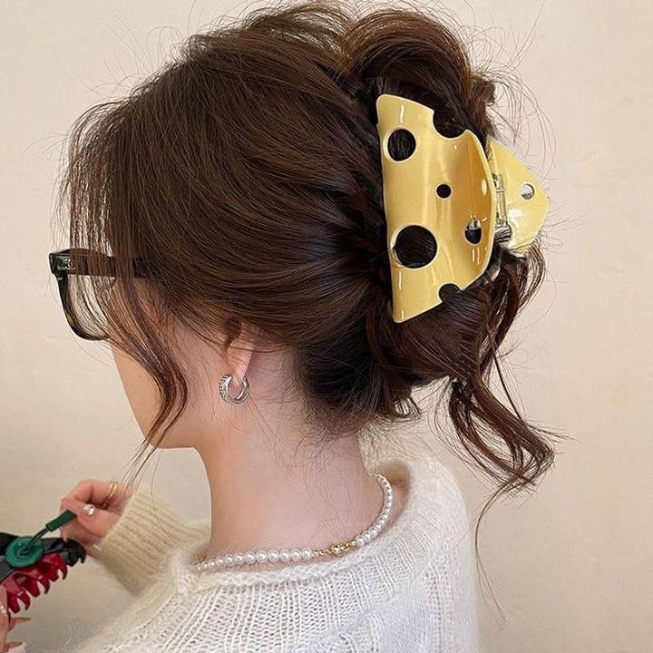 Jual Town Shell - Cheese Lovers Korean Hair Claw Clip / Jepit Rambut ...