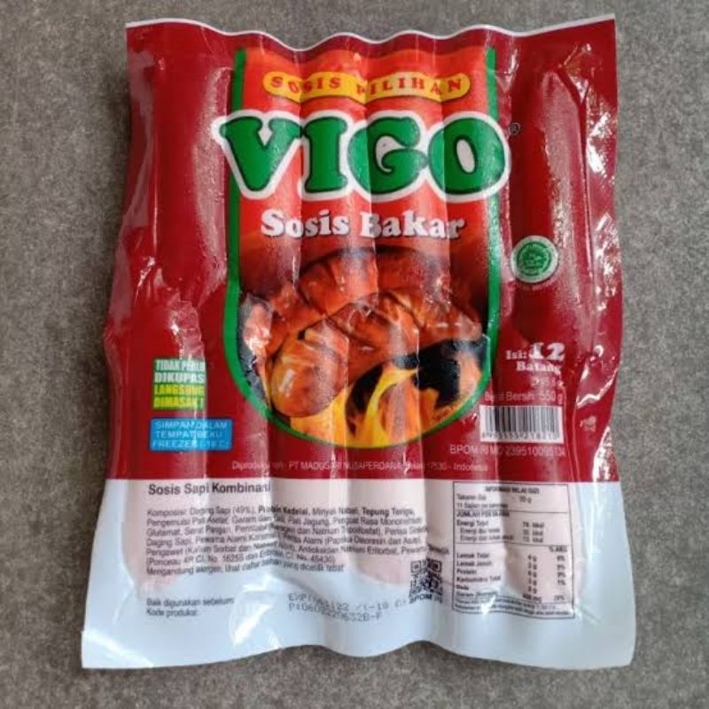 Jual Sosis Vigo Isi 12 Sosis Jumbo Sosis Bakar | Shopee Indonesia