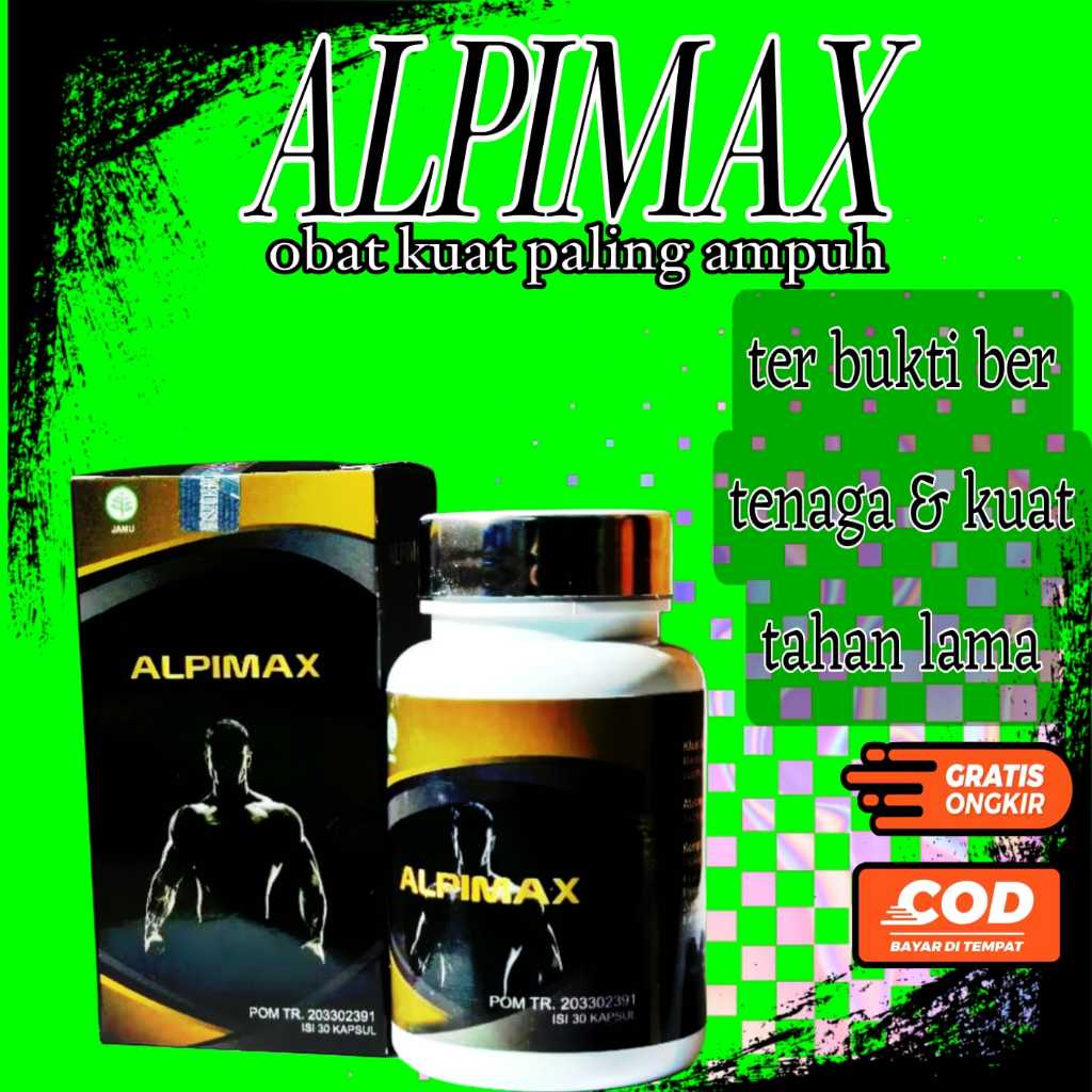 Jual ALPIMAX obat kuat pria tahan lama BPOM Paling ampuh asli original ...