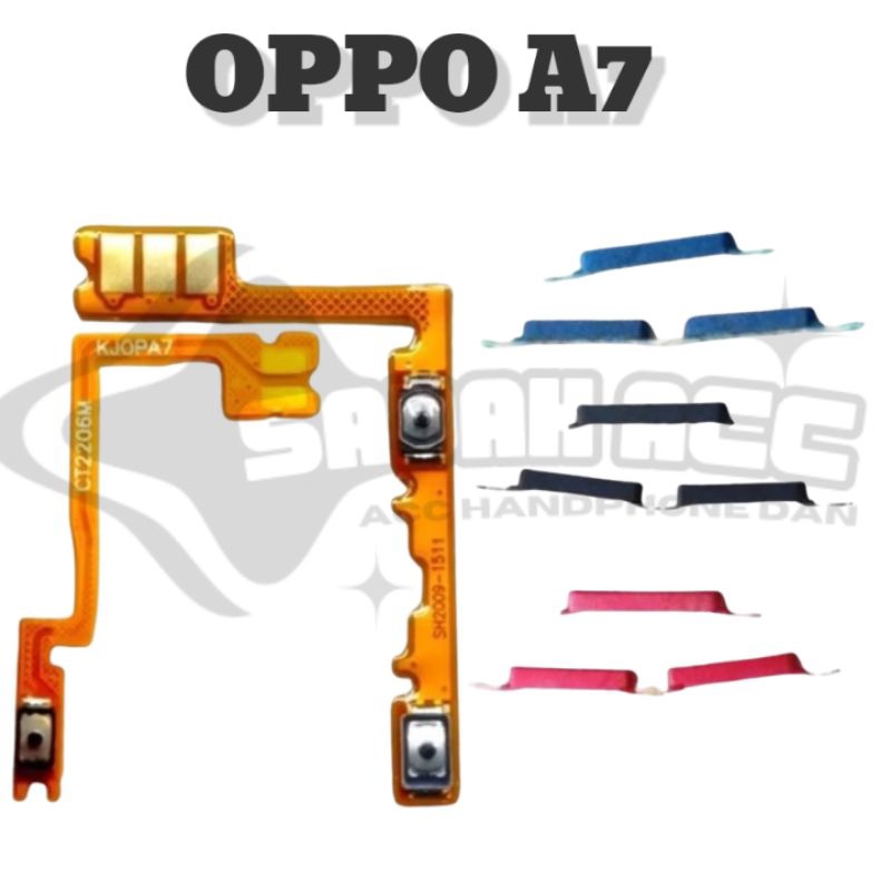 Jual TOMBOL SET OPPO A7 / A7X ON OFF VOLUME + FLEXIBLE | Shopee Indonesia