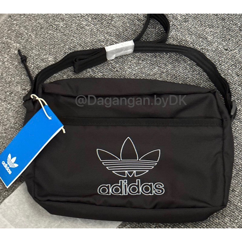Jual Tas Sling Bag Adidas Original 100% Full Hitam | Shopee Indonesia
