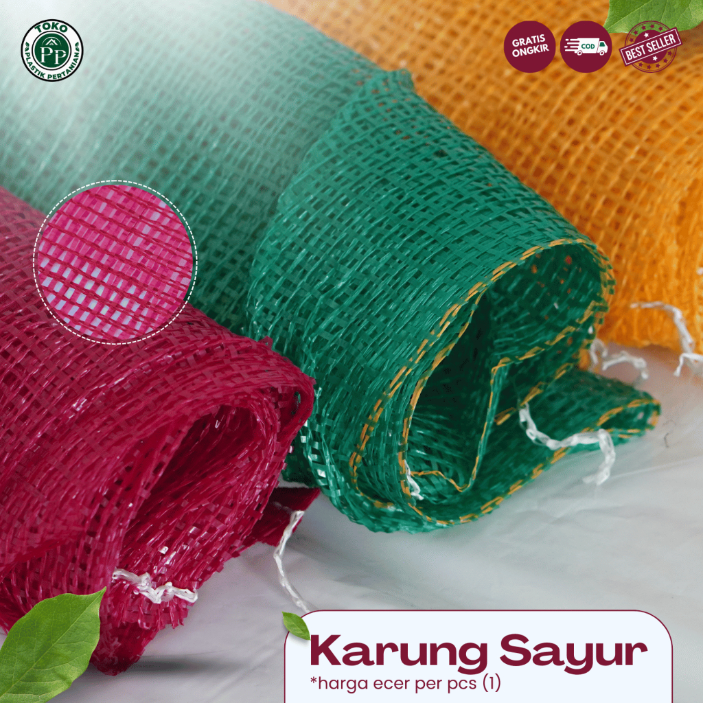Jual KARUNG SAYUR/ JARING SAYUR / BRONGSONG/ WARING SAYUR / SAK SAYUR ...