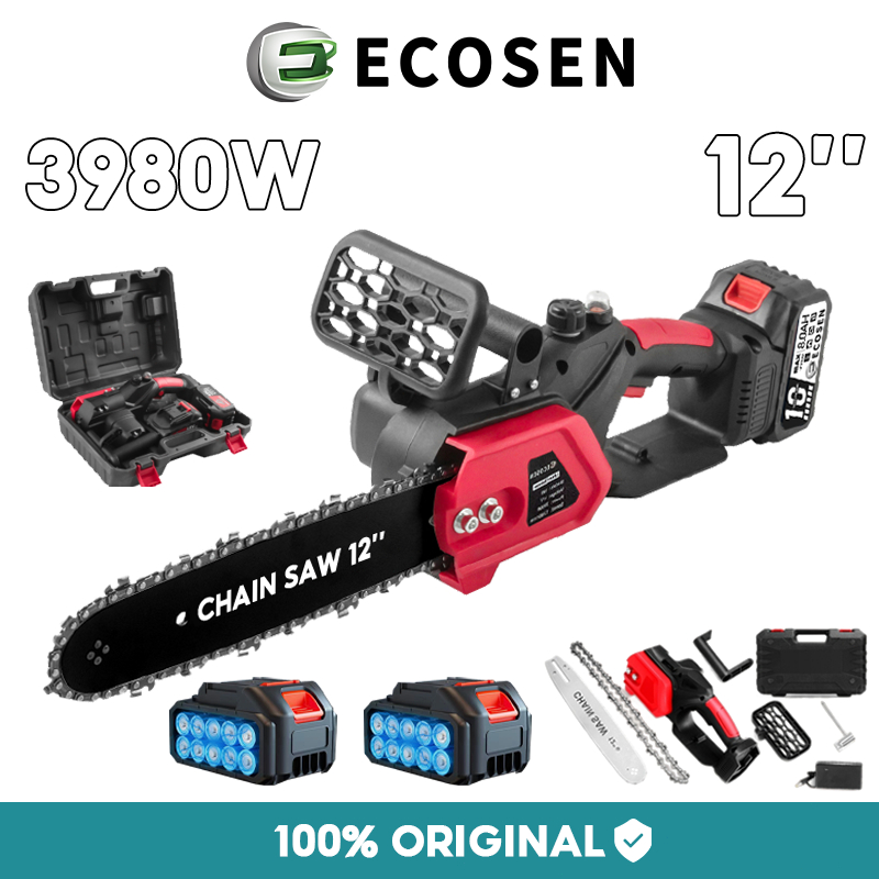 Jual ECOSEN 358VF Chainsaw / Gergaji Rantai Elektrik Mini 12 Inch ...