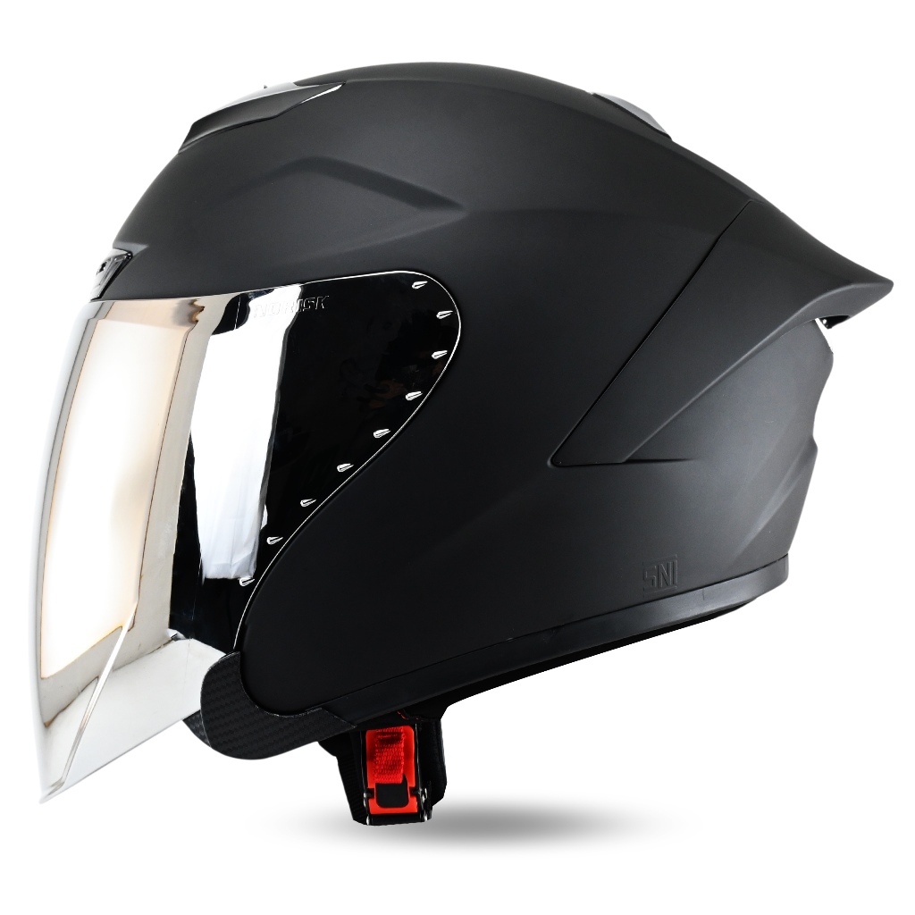 Jual Jitsu J-strike Helm Half Face Series SNI Visor Silver | Shopee ...