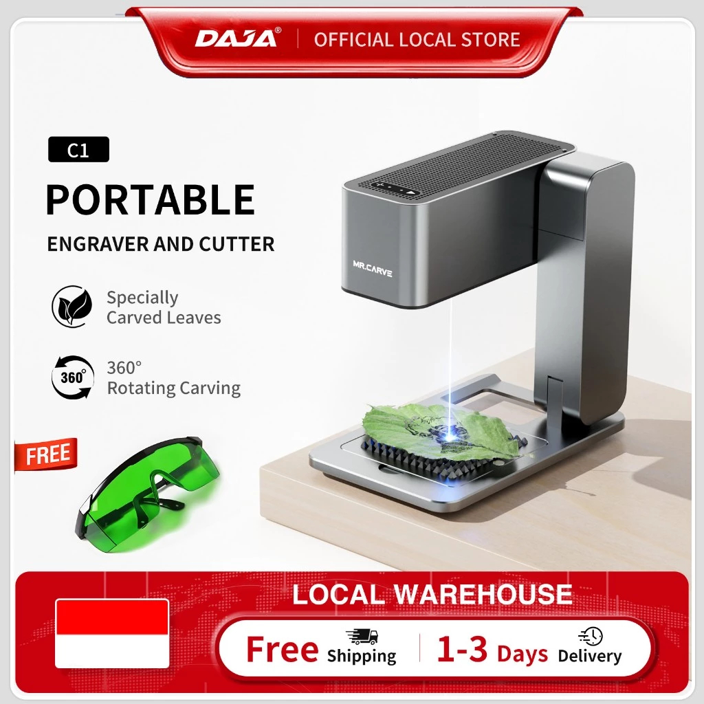 Jual MR.CARVE C1 Laser Engraving Machine Mini Portable Laser Engraver ...